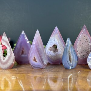 Druzy Agate Crystal Teardrop Color Enhanced | Druzy Agate | Crystals ...