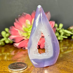 Druzy Agate Crystal Teardrop Color Enhanced | Druzy Agate | Crystals ...