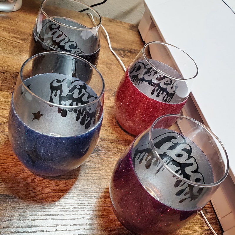 Peek a Boo Wine Glasses - Etsy