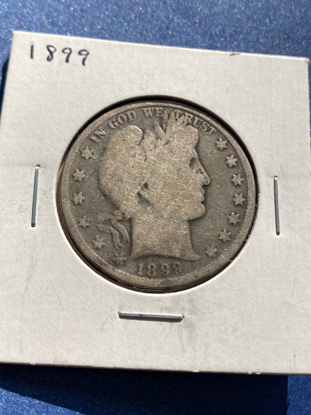 1899 Barber Half Dollar - Etsy