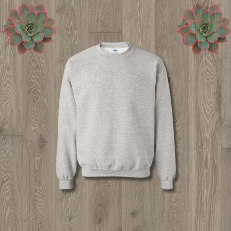 Ash Crewneck Mock up PNG JPG - Etsy