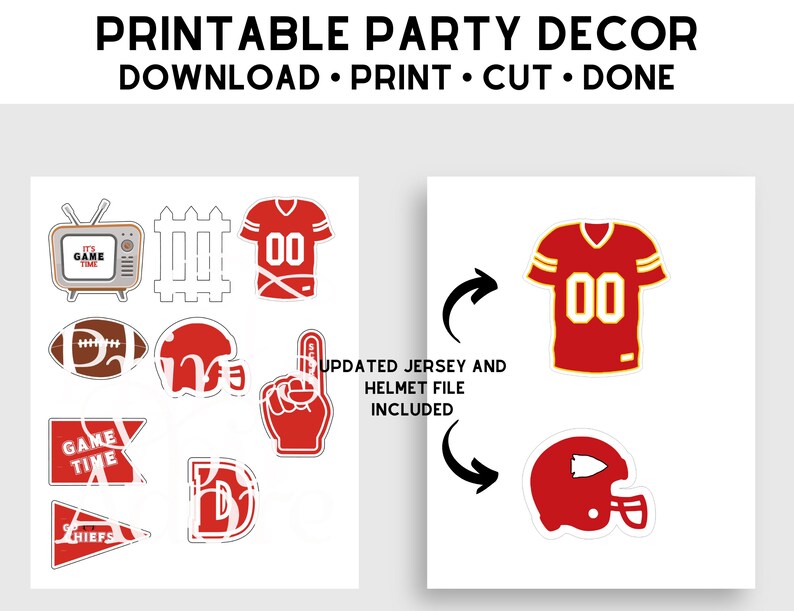 INSTANT DOWNLOAD Kansas City Chiefs Super Bowl Party / Playoffs ...