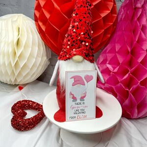 INSTANT DOWNLOAD There's Gnome-one Like You Valentine's Day Printable ...