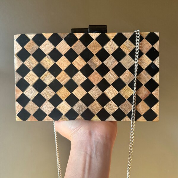 Wood Clutch - Etsy