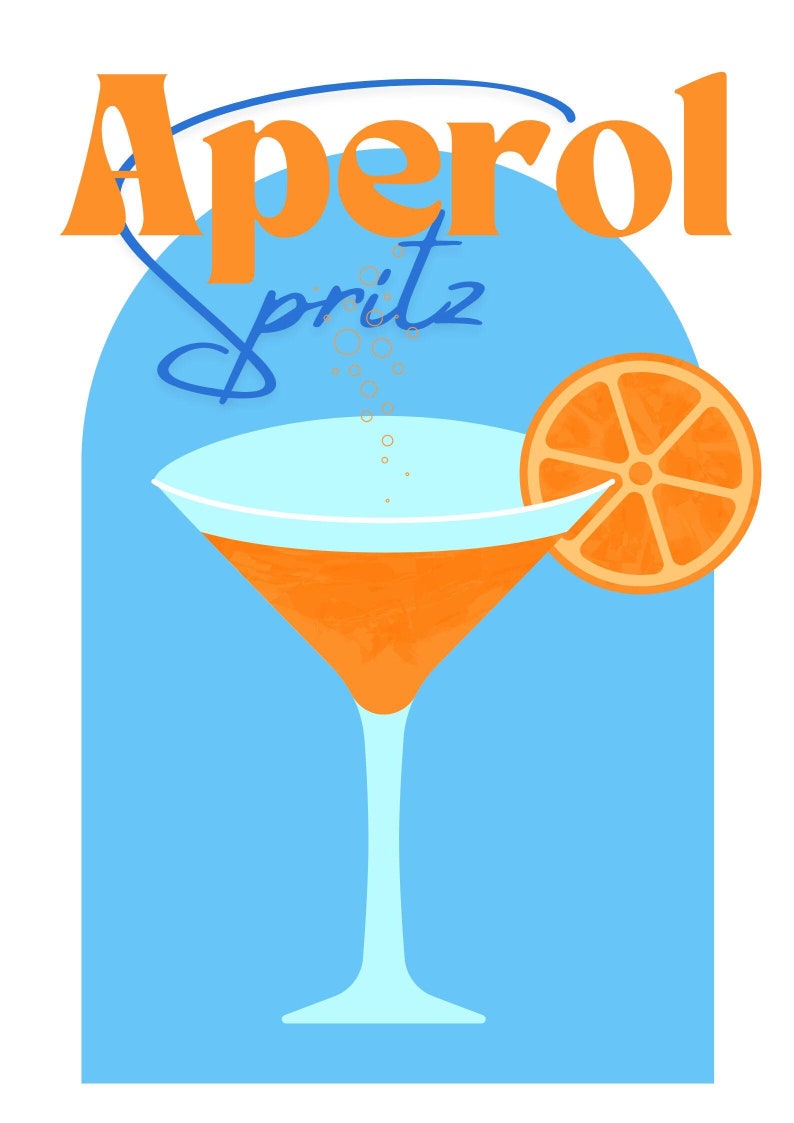 Aperol Spritz Poster Digital Download - Etsy