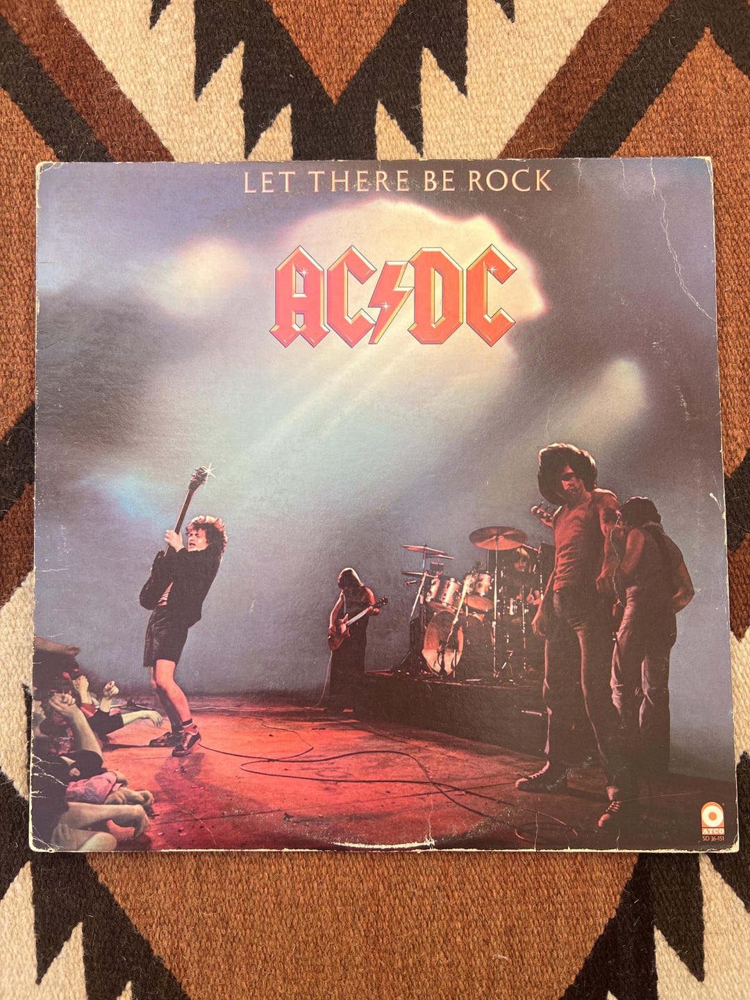 AC/DC - Let There Be Rock LP Record Album 1977 Atco Record Sd 36-151 - Etsy