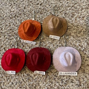 Mexican Hat. Llavero De Sombrero. Mini Indiana Hat Car Charm. Mini ...