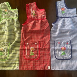 Mexican Apron. Traditional Apron. Mandil. Embroidered Apron. Size XL ...