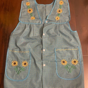 Mexican Apron. Traditional Apron. Mandil. Embroidered Apron. One Size S ...
