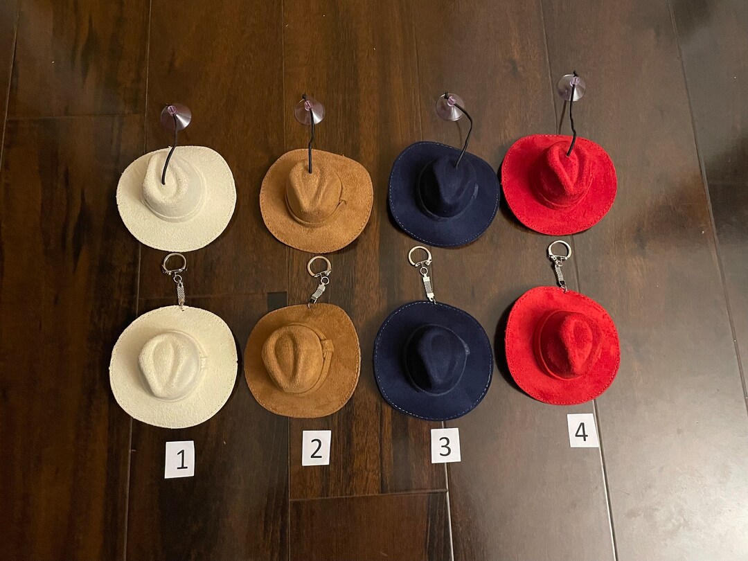 Mexican Hat. Llavero De Sombrero. Mini Indiana Hat Car Charm. Mini ...