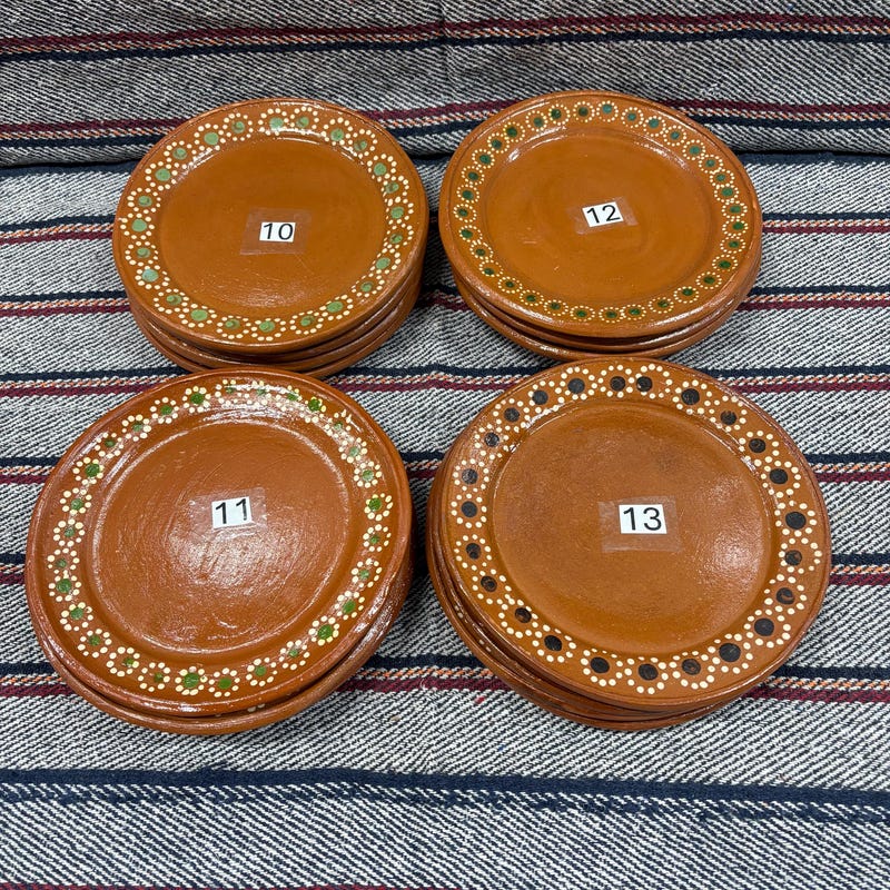 Mexican Clay Plates - Etsy