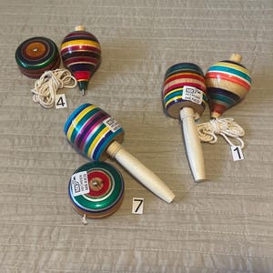 2 Wooden Toys. Mexican Toys. Toys Balero, Spinning Top, Yoyo - Etsy