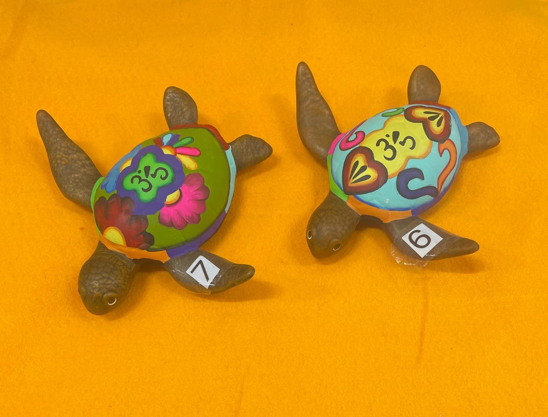 Mexican Ceramics. Hand Painted Turtles. Handcrafted. - Etsy