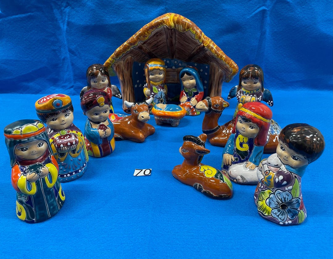NACIMIENTO De Ceramica. TALAVERA NATIVITY. Nacimiento De Hermosas ...