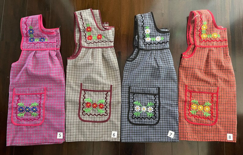 Mexican Apron. Traditional Apron. Mandil. Embroidered Apron. - Etsy