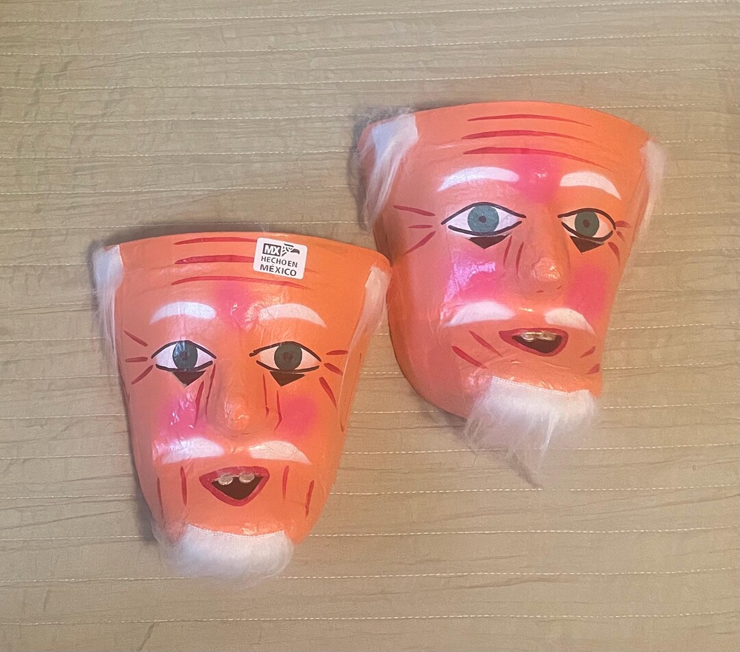 Mask of the Old Men, Old Women of Michoacan. Michoacan Craft. Mexican ...