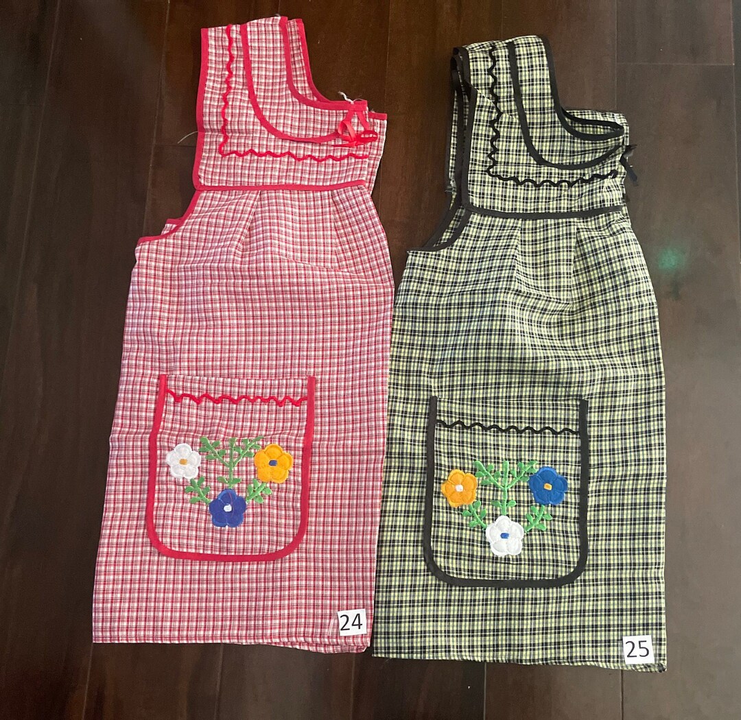 Mexican Apron. Traditional Apron.. Mandil. Casaca. Embroidered Apron ...