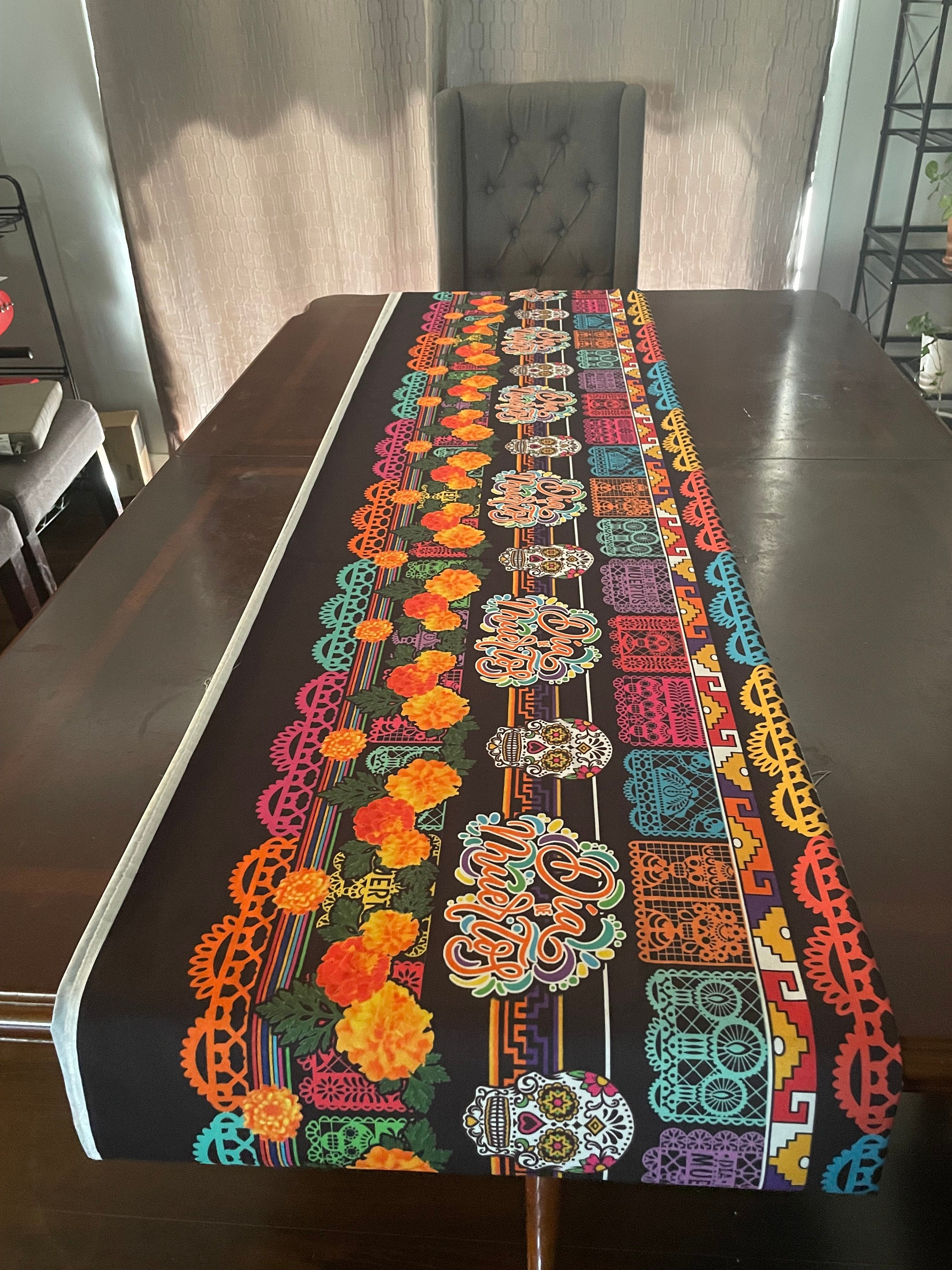 Mexican Commemorative Fabric. Tablecloth. Run Table. - Etsy
