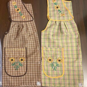 Mexican Apron. Traditional Apron. Mandil. Embroidered Apron. One Size S ...
