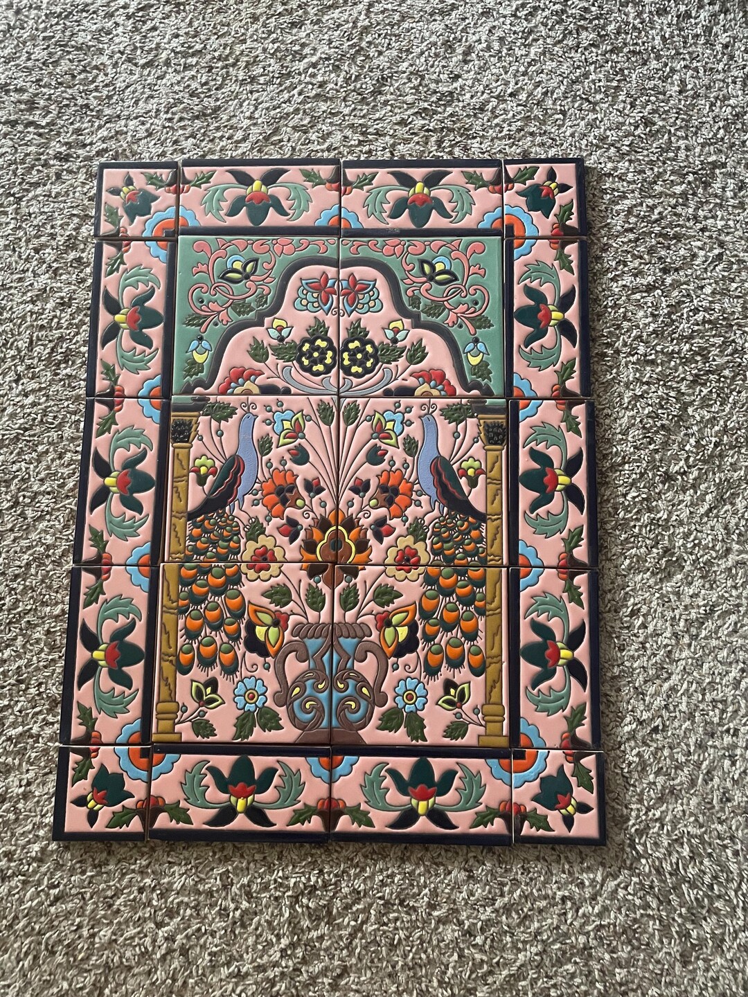 Mexican Talavera Mural. Mural Mexicano. Mexican Tile Mural. Custom ...