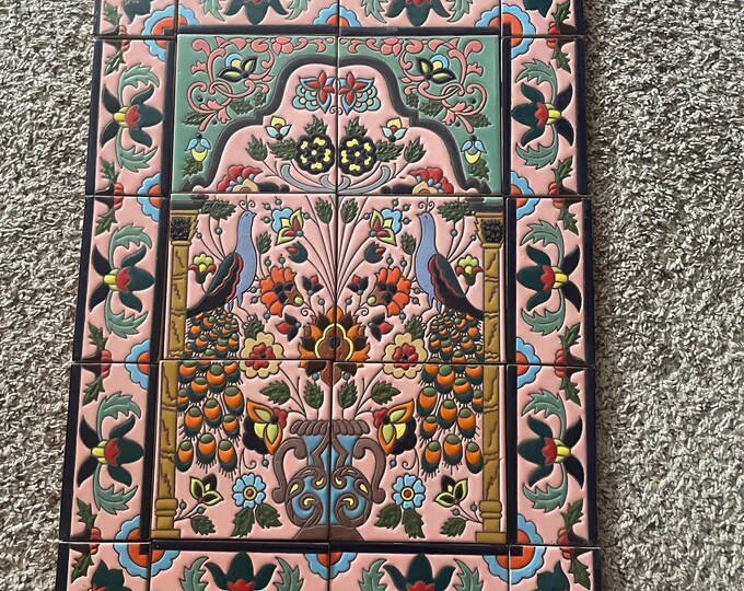 Mexican Talavera Mural. Mural Mexicano. Mexican Tile Mural. Custom ...