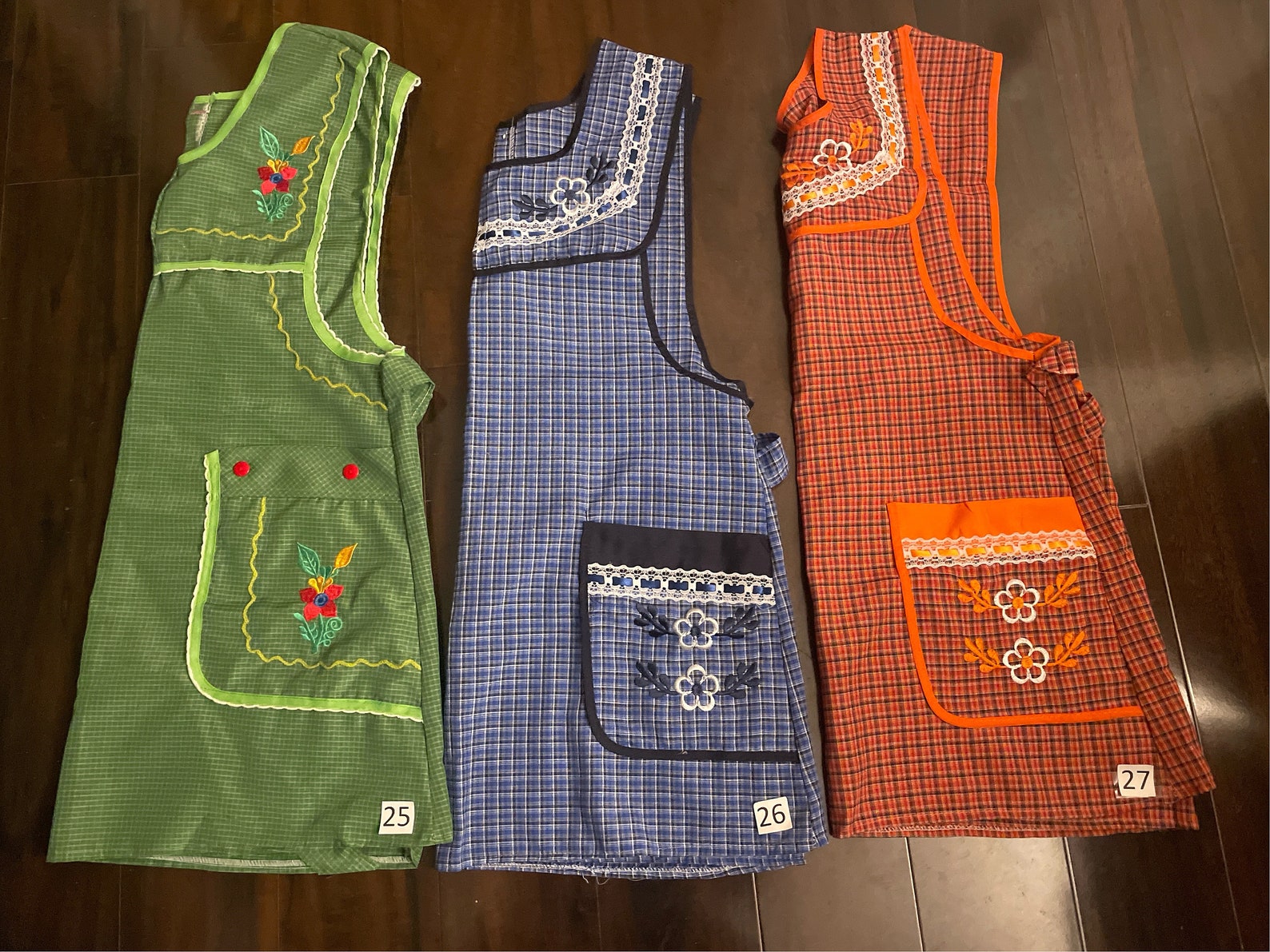 Mexican Apron. Traditional Apron. Mandil. Flower Embroidery ...