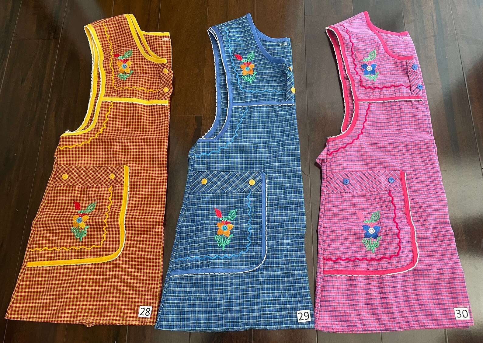 Mexican Apron. Traditional Apron. Mandil. Flower Embroidery. - Etsy