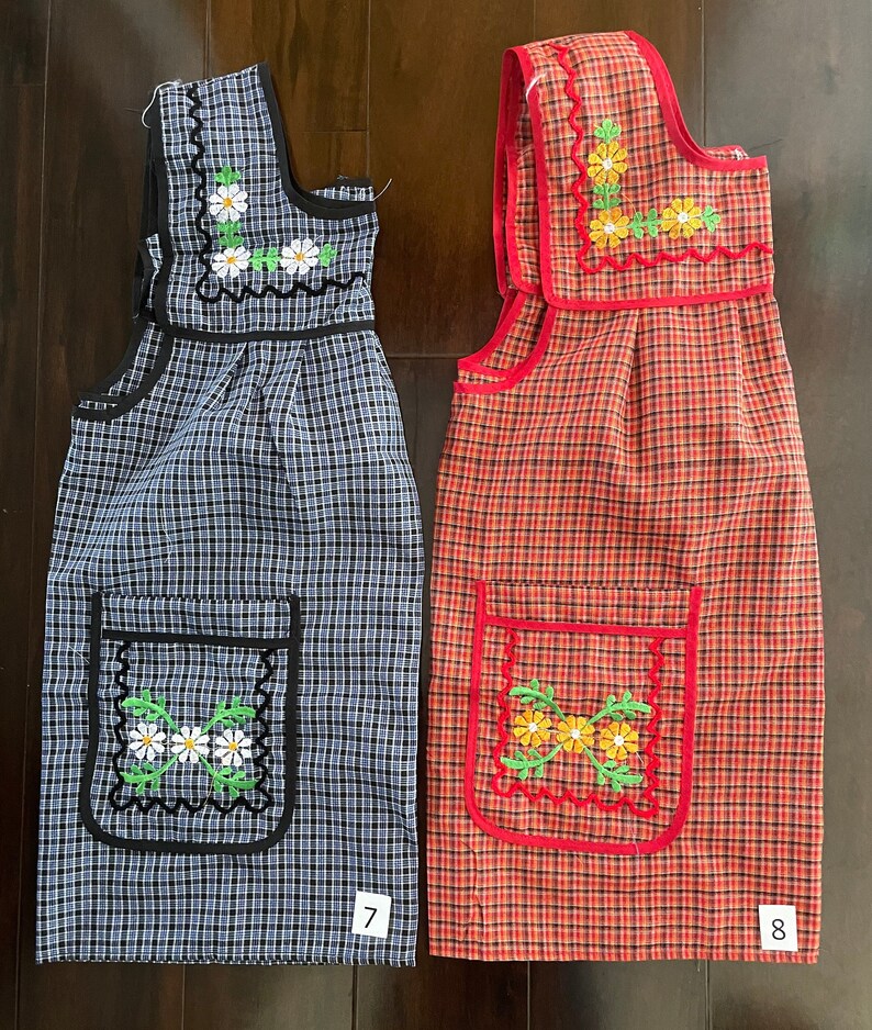 Mexican Apron. Traditional Apron. Mandil. Embroidered Apron. - Etsy