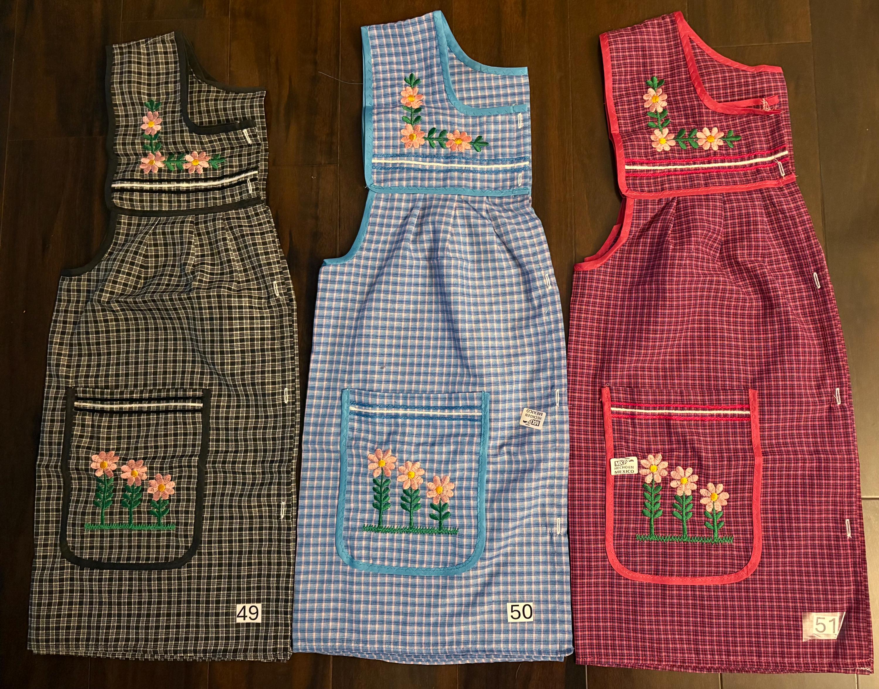 Mexican Apron. Traditional Mandil. Embroidered Apron. Size S and M - Etsy