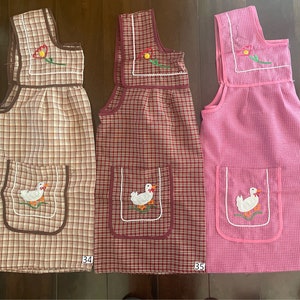 Mexican Apron. Traditional Apron. Mandil. Embroidered Apron. Casaca ...