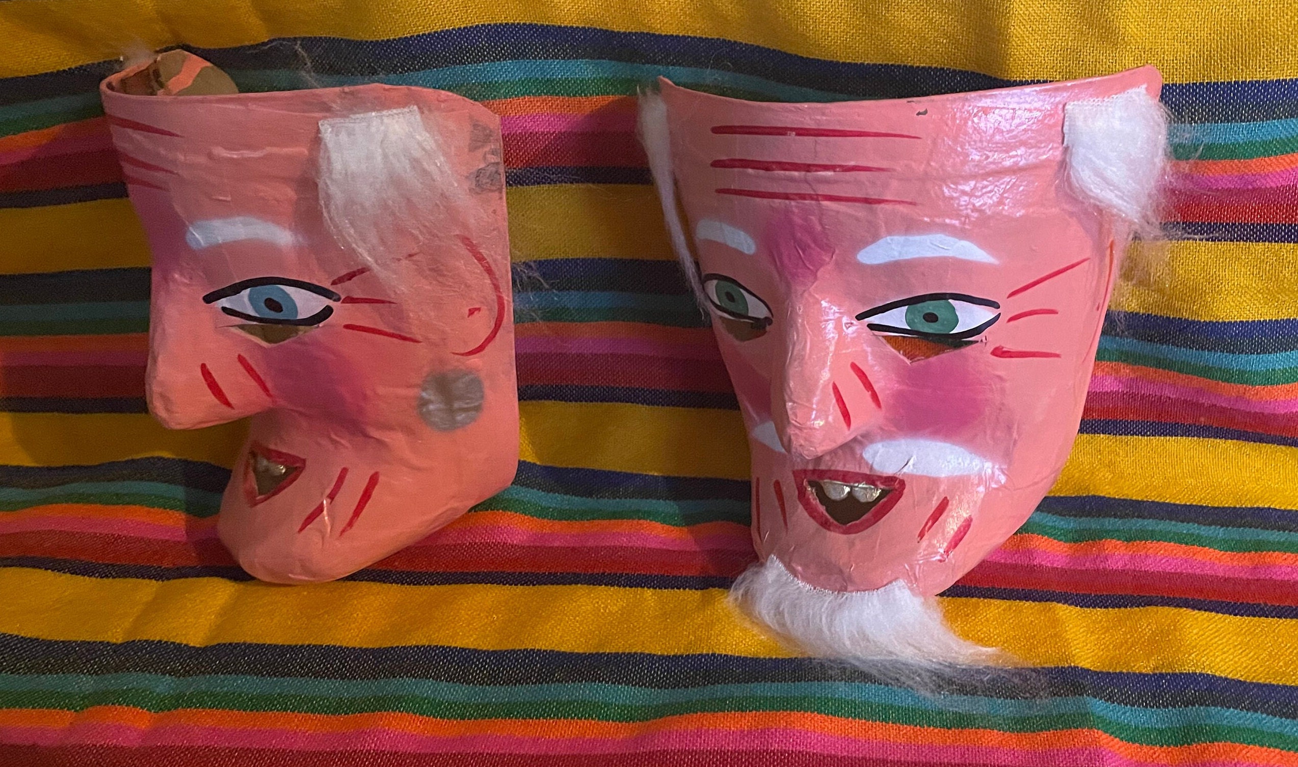 Mask of the Old Men Old Women of Michoacan. Michoacan Craft. - Etsy