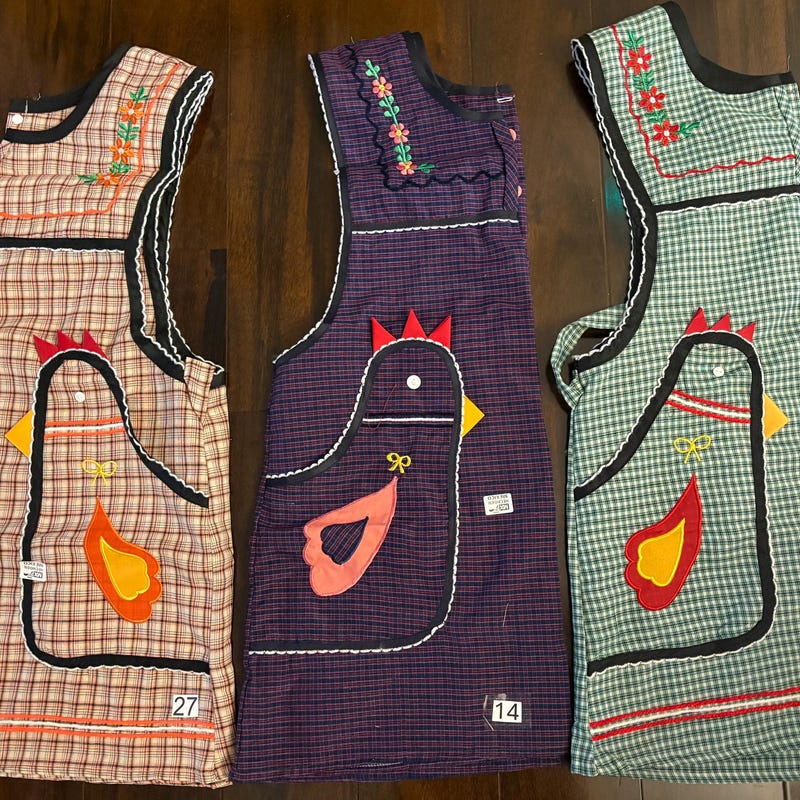 Mexican Embroidered Apron - Etsy
