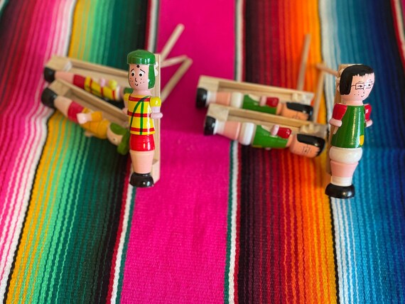 Chavo Del Ocho Matraca. Mexican Matraca Wooden Rattle - Etsy