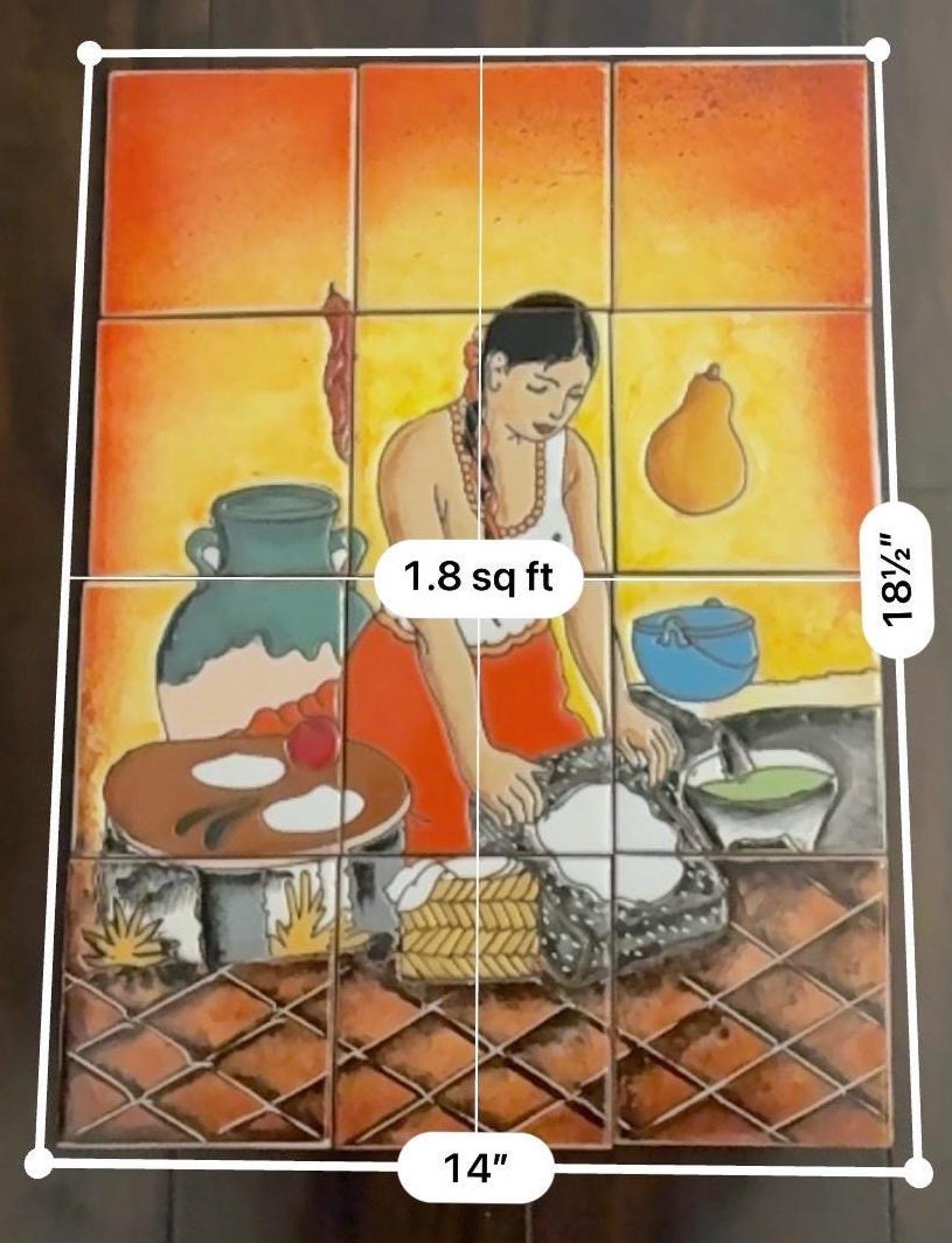 Mexican Talavera Mural. Mural Mexicano. Custom Murals. Made With ...