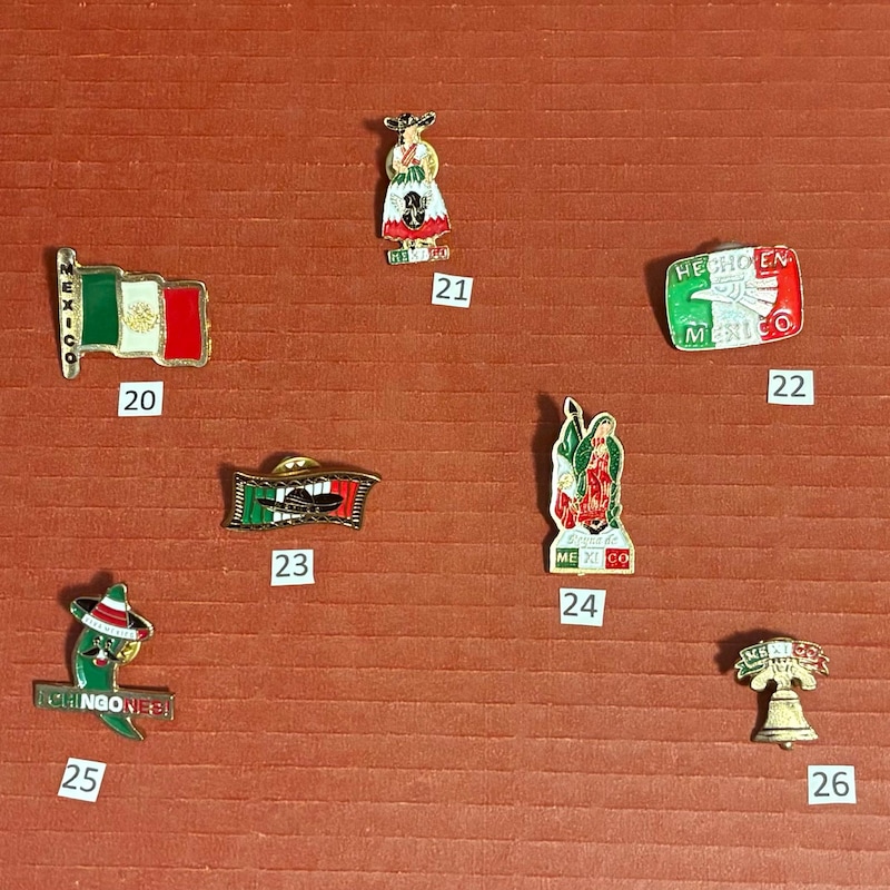 Pin bandera mexicana - Etsy México