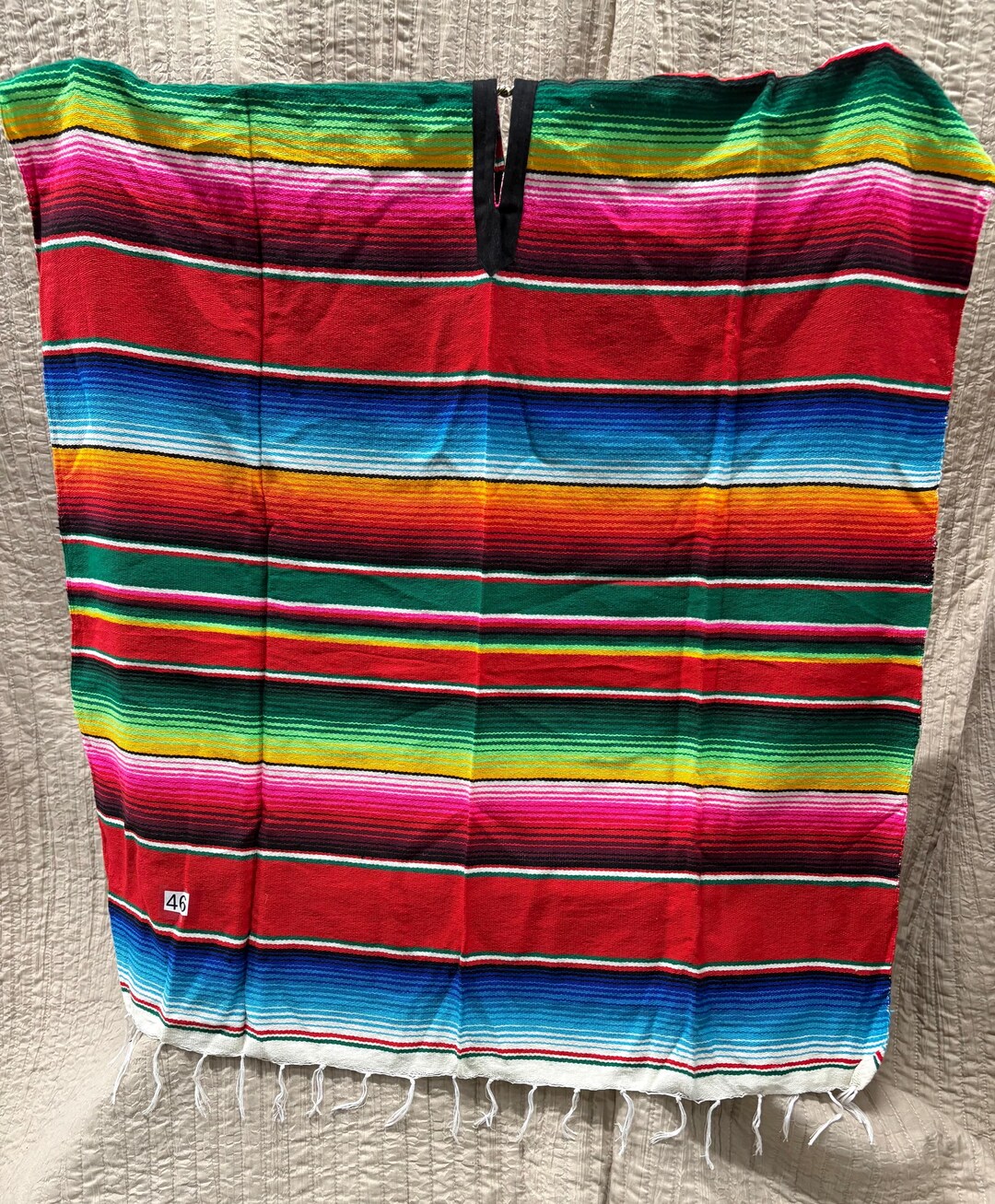 Mexican SARAPE, PONCHO. Adult Sarape. Colchero Sarape or Children's ...