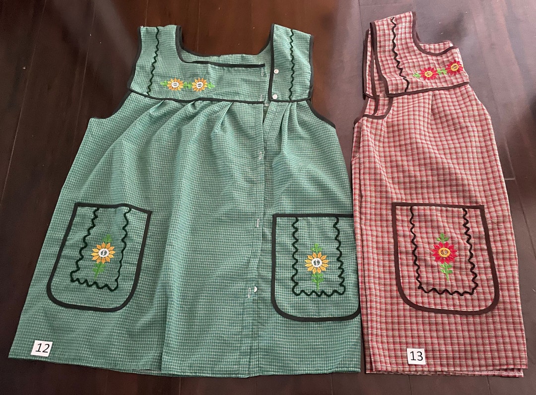 Mexican Apron. Traditional Apron. Mandil. Flower Embroidery. - Etsy