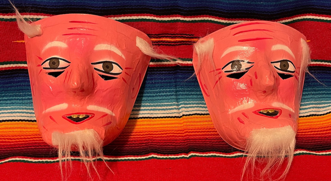 Mask of the Old Men of Michoacan. Michoacan Craft. Mexican Traditional ...