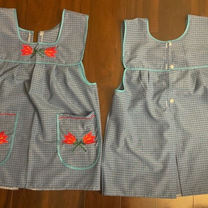 Mexican Apron. Traditional Apron. Mandil. Embroidered Apron. One Size S ...