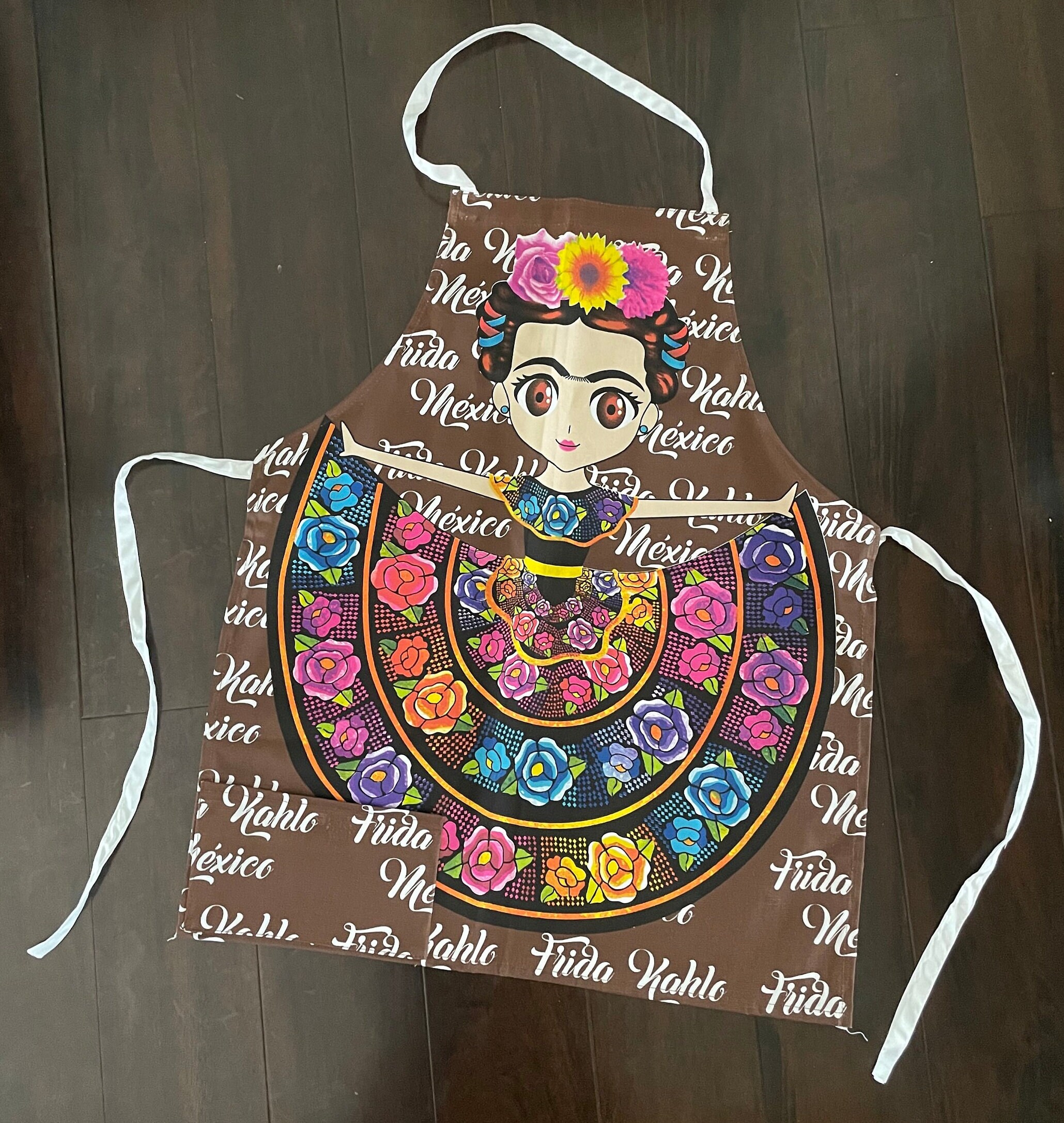 Mexican Apron. Frida Apron. Traditional Apron.. Mandil. - Etsy