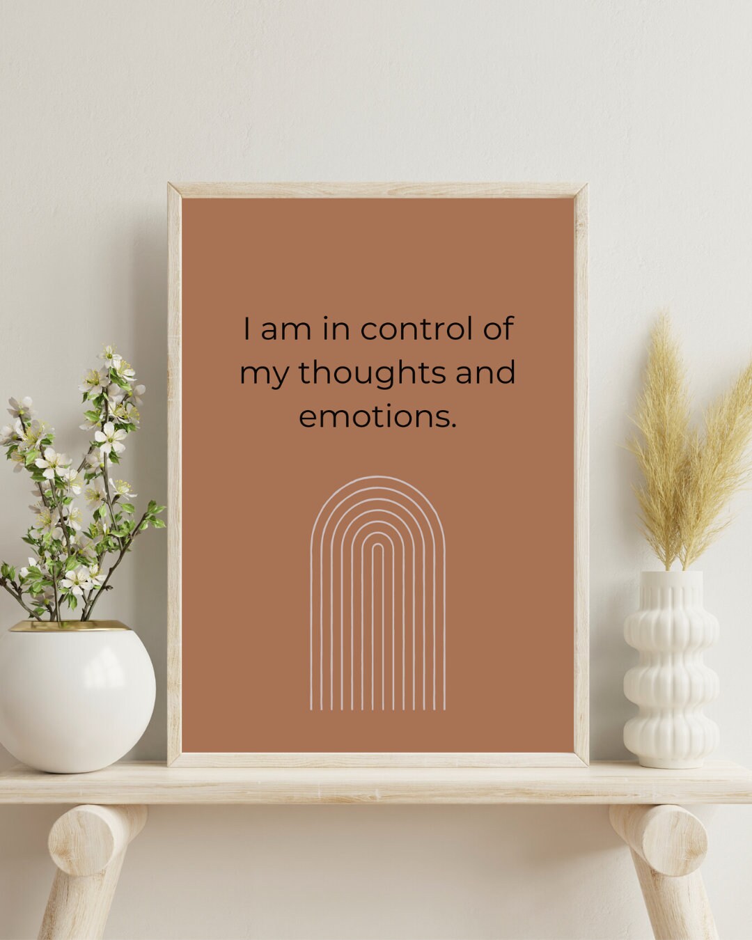 Anxiety Coping Cards, Anxiety Management, Boho Design, Mental Health ...