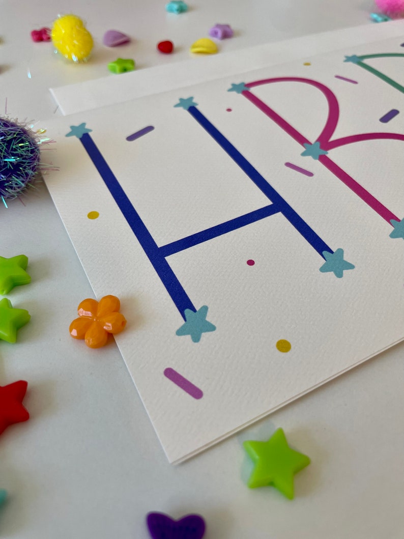 HBD Card / Happy Birthday Card / Birthday Greeting Card / - Etsy