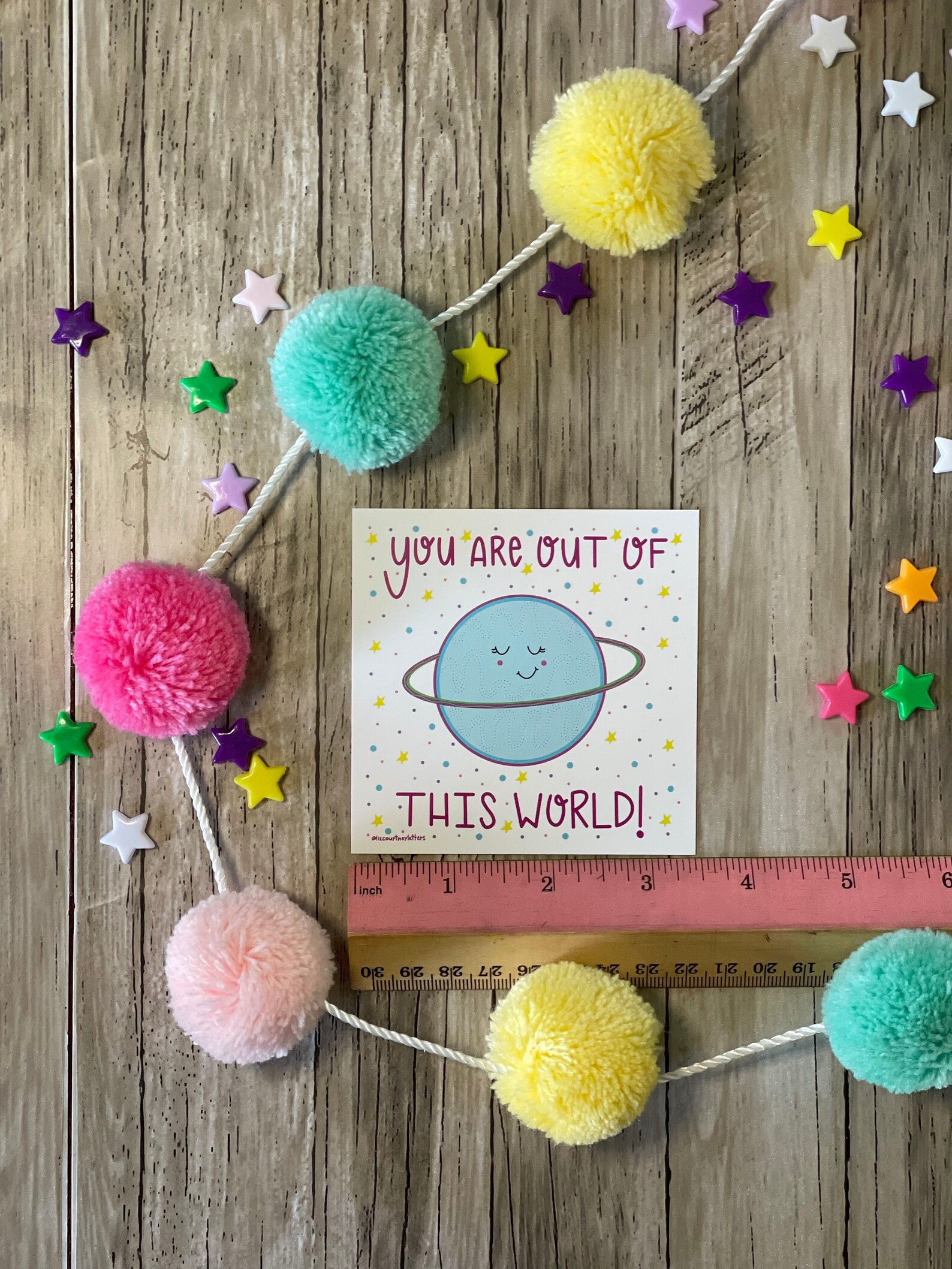 You Are Out of This World Card / Planet Card / Pun Card / - Etsy UK
