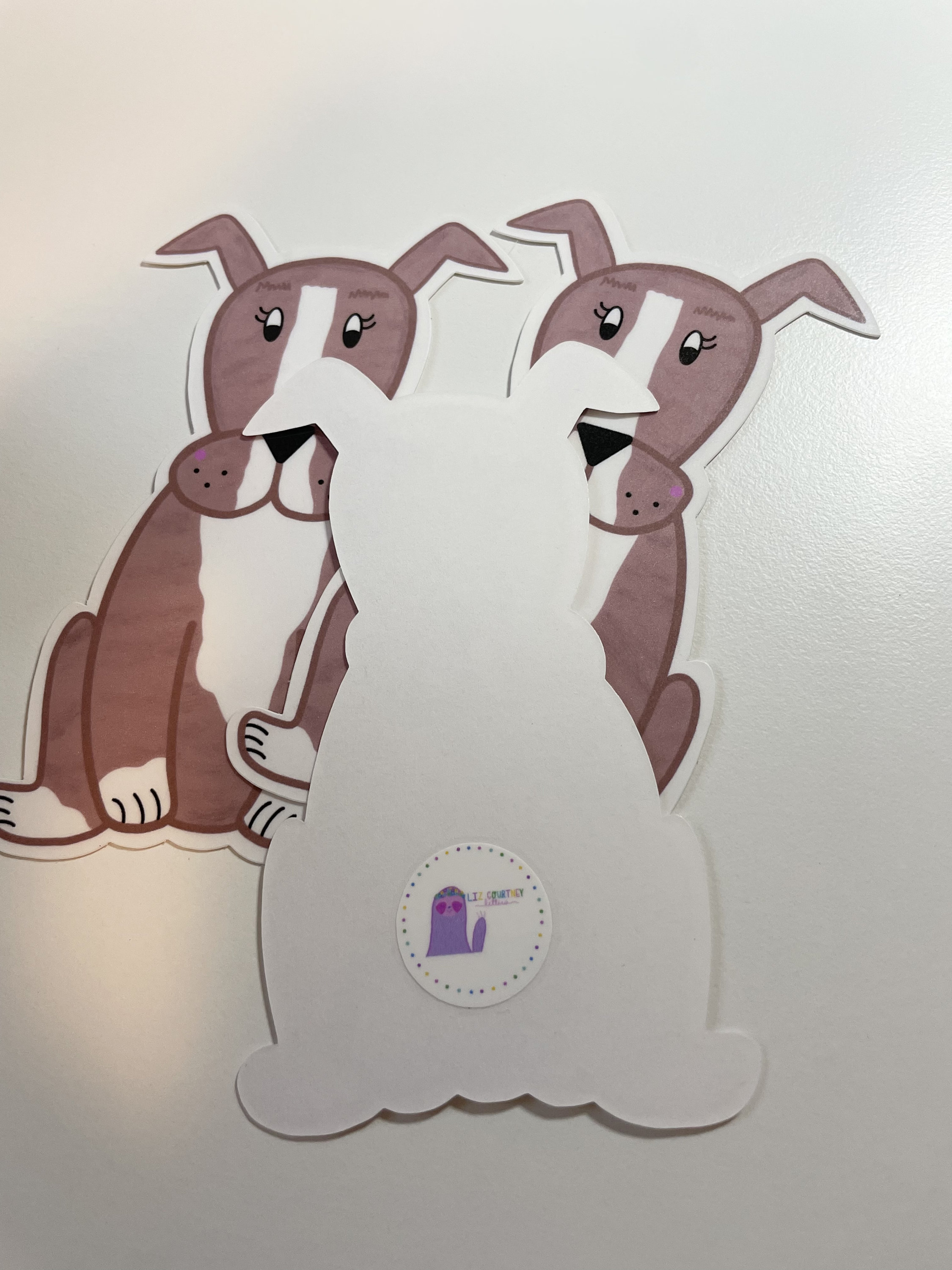 Pit Bull Bookmark / Dog Bookmark / Handmade Bookmark - Etsy