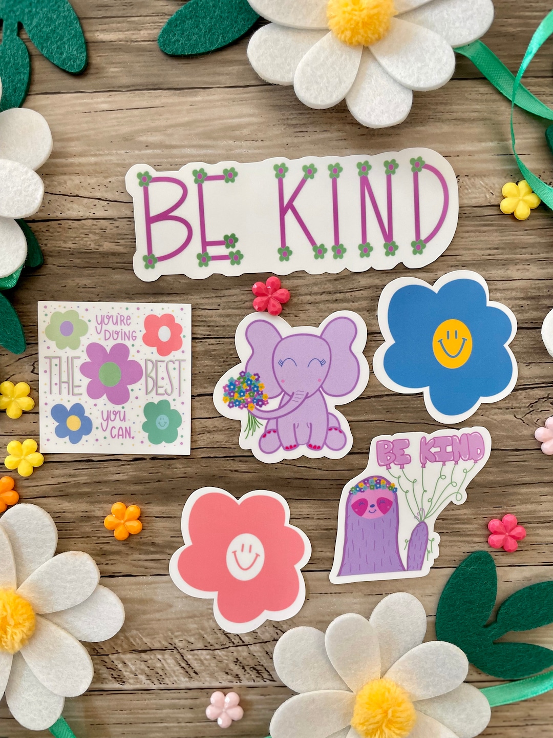 Be Kind Sticker Pack / Variety Sticker Pack / Waterproof Stickers ...