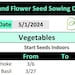 2024 Seed Starting Cheat Sheet Zone 3 4 Last Frost 5/1/2024for ...