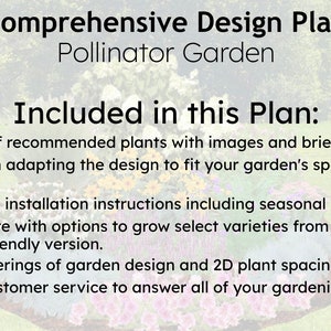 Pollinator Garden Plan: Easy-grow Perennial Flowerbed (zones 4-9) - Etsy