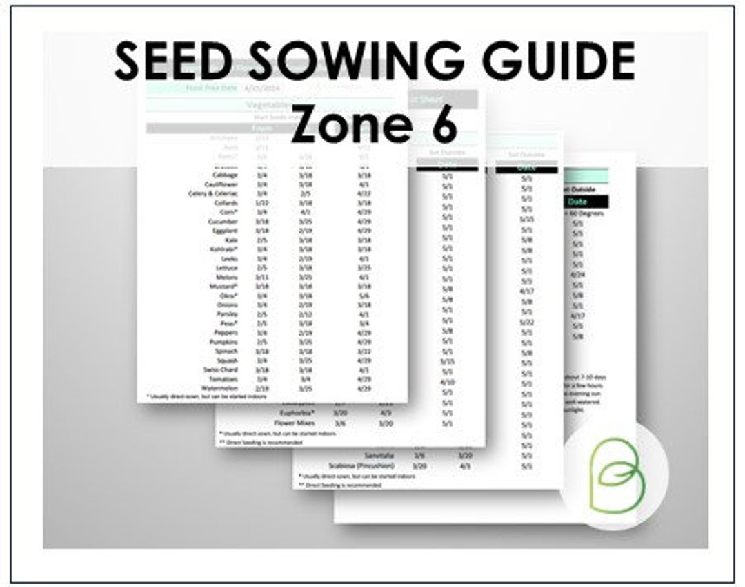 Flower Zone 6 Seed Charts Companion Planting Chart A Beginner's