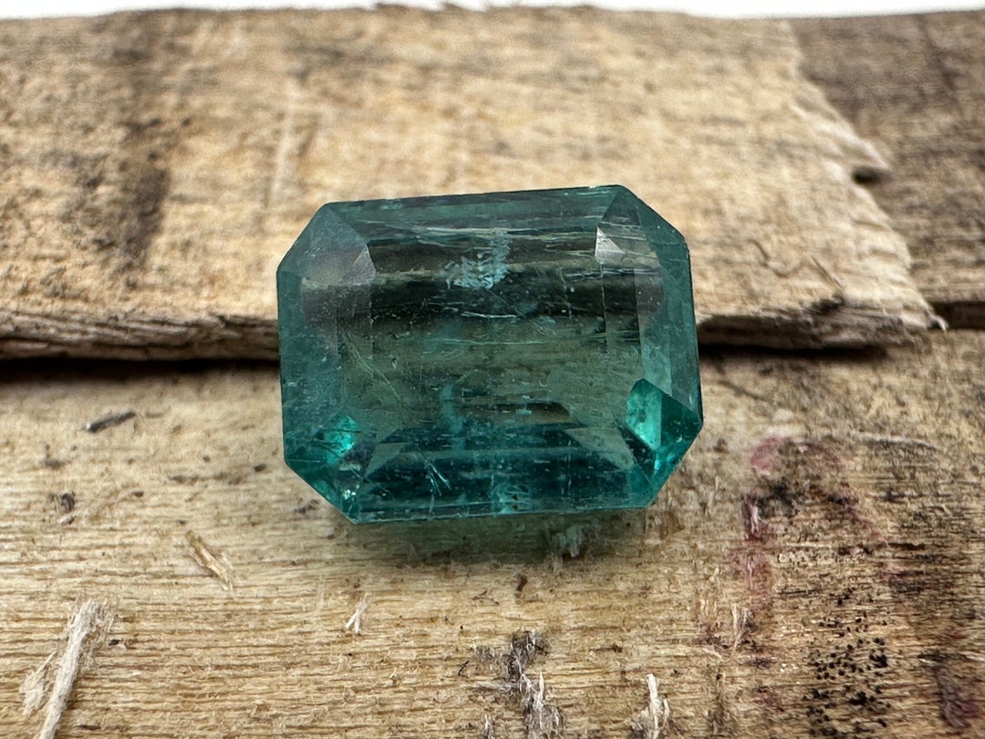 3.28 Cts Natural Zambian Emerald Cut High Clean Clarity - Etsy