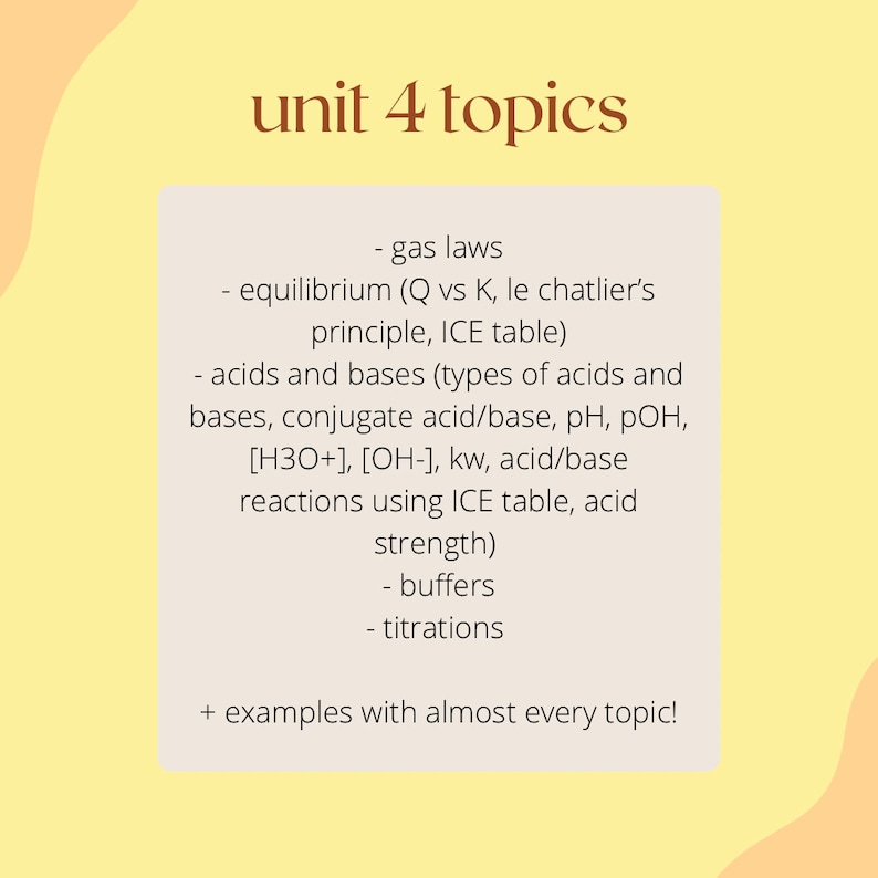 General Chemistry 1 Notes Bundle - Etsy